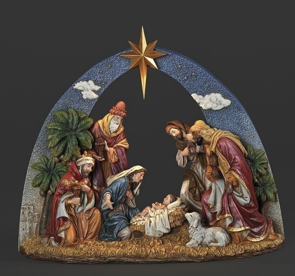 Natvity Scene Lighted Scene – Beattitudes Religious Gifts