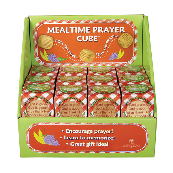 Set of 24 Mealtime Learning Prayer Cubes – Beattitudes Religious Gifts
