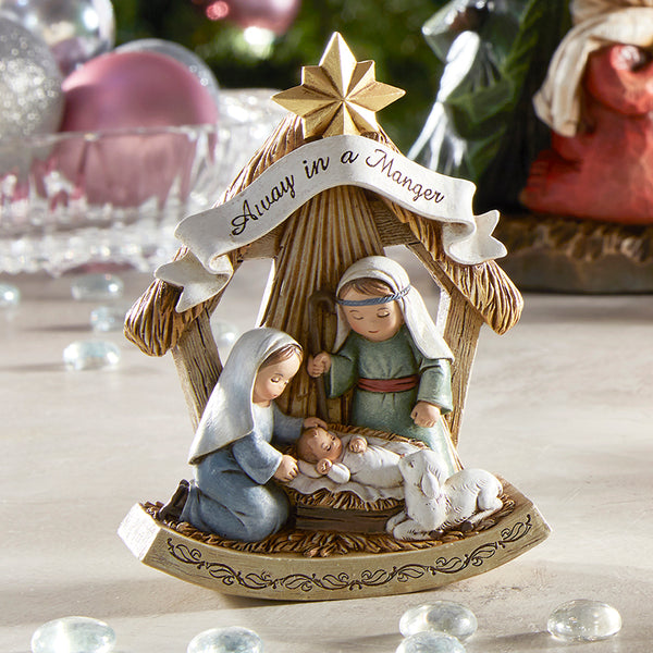 Away In The Manger Children's Nativity Figurine – Beattitudes Religious ...
