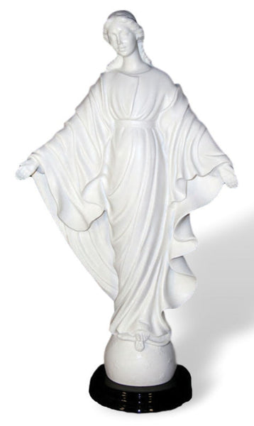 Madonna Our Lady of Smiles Alabaster Statue By Ennio Furiesi Made In I ...